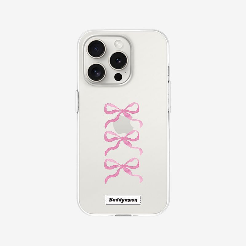 triple pink ribbon jelly hard case 폰케이스 - 감도 깊은 취향 셀렉트샵 29CM