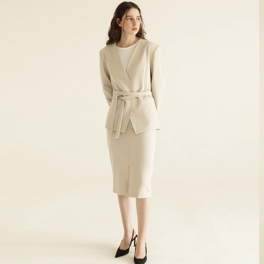 chic h-line skirt_beige - 감도 깊은 취향 셀렉트샵 29CM