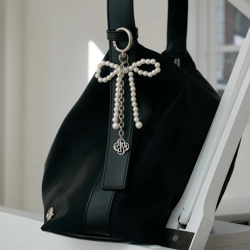 Beads Ribbon Key Ring_Pearl - 감도 깊은 취향 셀렉트샵 29CM