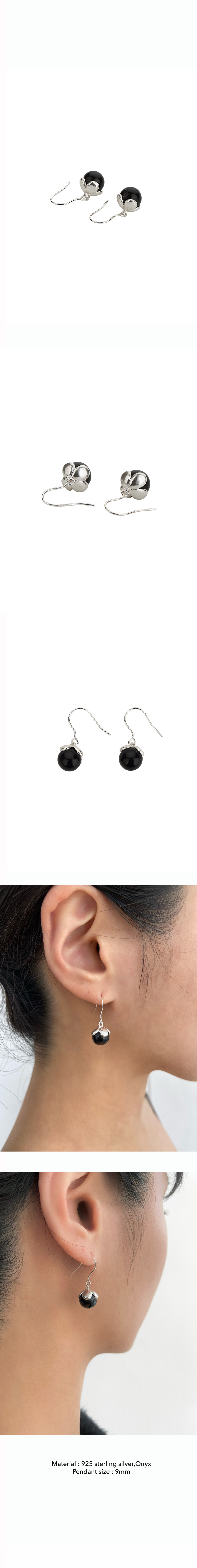 REBBLE EARRING(BLACK) - 감도 깊은 취향 셀렉트샵 29CM