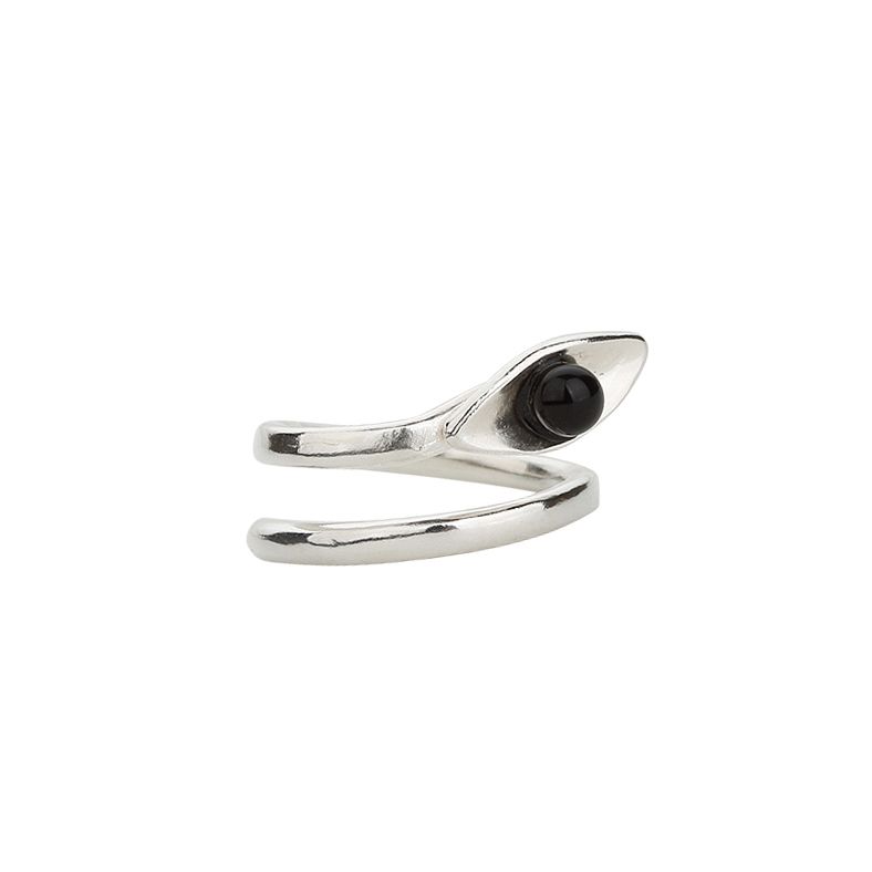 REBBLE LEAF RING(BLACK) - 감도 깊은 취향 셀렉트샵 29CM