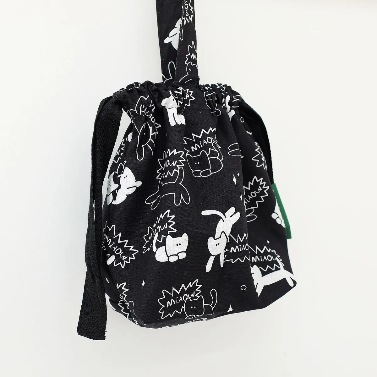 [BFMA P.STUDIO] 미야오캣 패턴 스트링 토트백 - 감도 깊은 취향 셀렉트샵 29CM