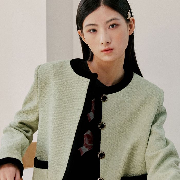 MONICA Tweed Jacket(모니카)_MINT - 감도 깊은 취향 셀렉트샵 29CM