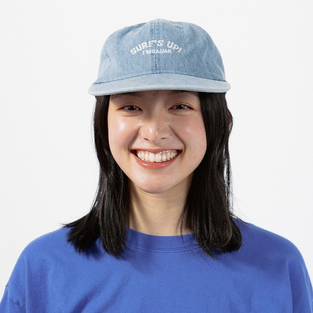 SURFS UP PENGUIN WIDE CAP (LIGHT DENIM) - 감도 깊은 취향 셀렉트샵 29CM