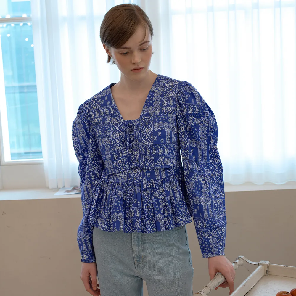 Paisley Pattern Blouse VC2412BL106M - 감도 깊은 취향 셀렉트샵 29CM