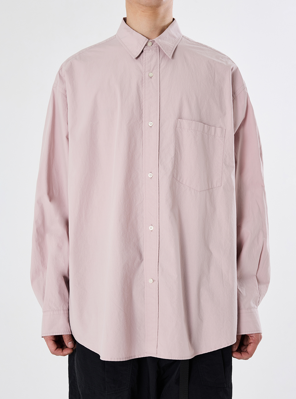 [SS24]UNIFORM SHIRT / PALE PINK - 감도 깊은 취향 셀렉트샵 29CM