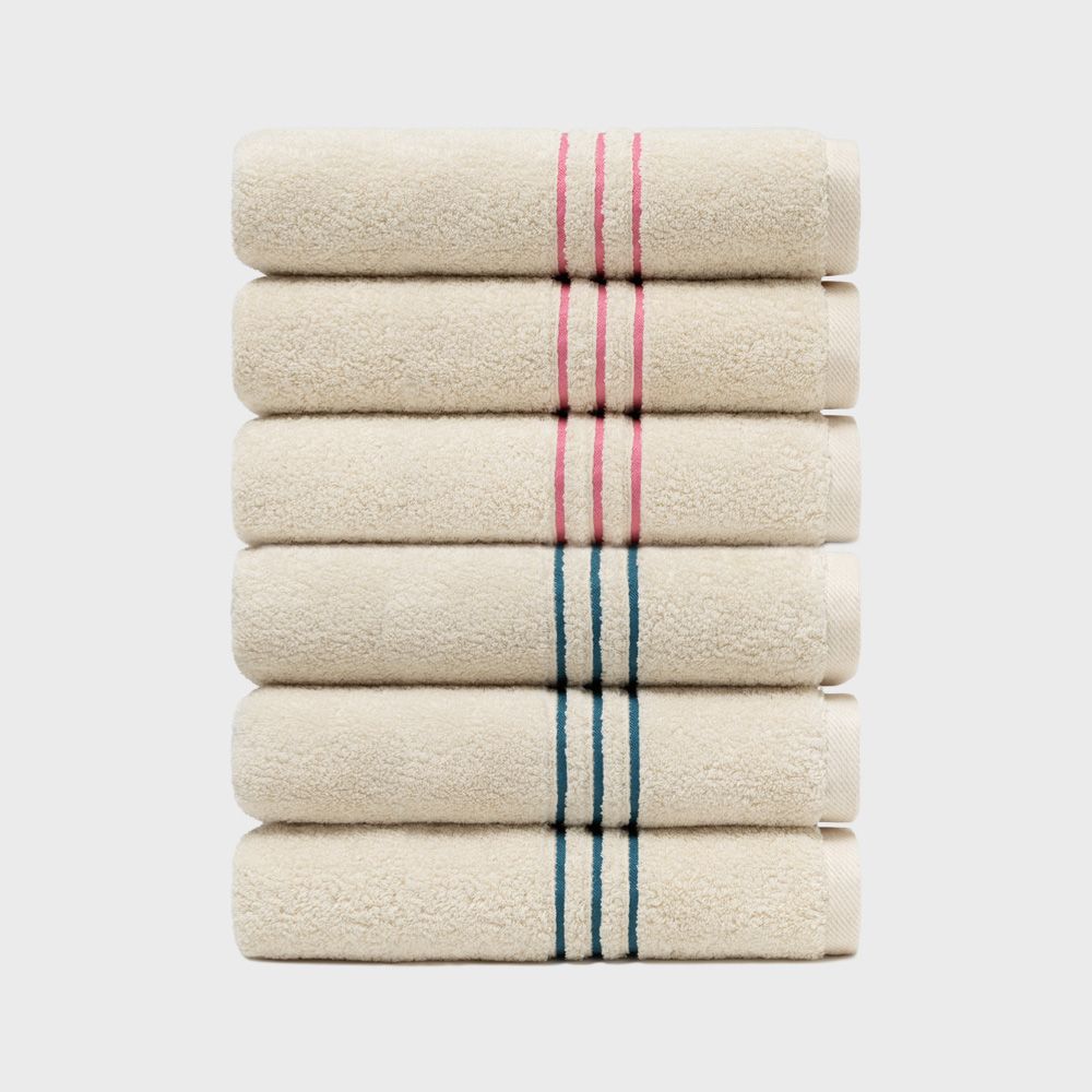 [29CM 단독] 스트라이프 페이스 - N 6P 세트 믹스3 (핑크, 틸 그린) - 감도 깊은 취향 셀렉트샵 29CM