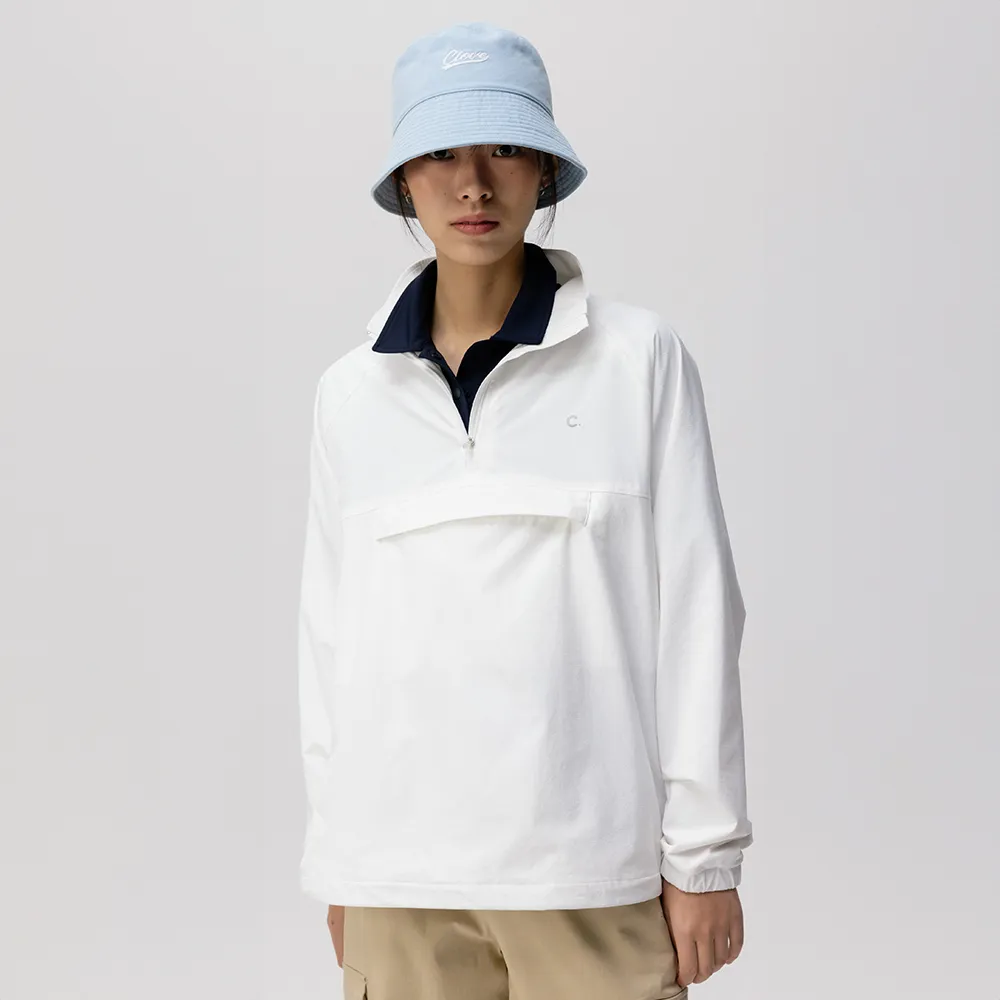 [24SS clove] Texture Half-Zip Anorak (White) - 감도 깊은 취향 셀렉트샵 29CM