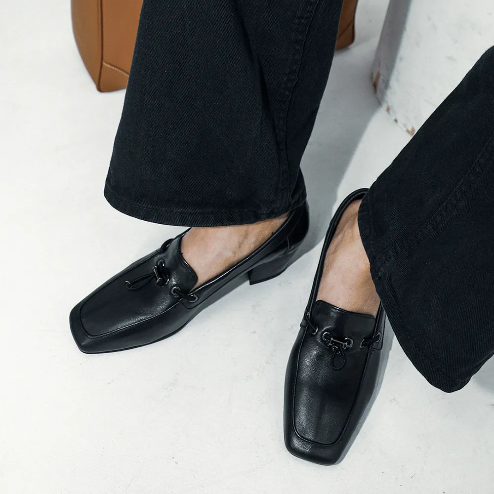 Loafer String Pumps - Black - 감도 깊은 취향 셀렉트샵 29CM