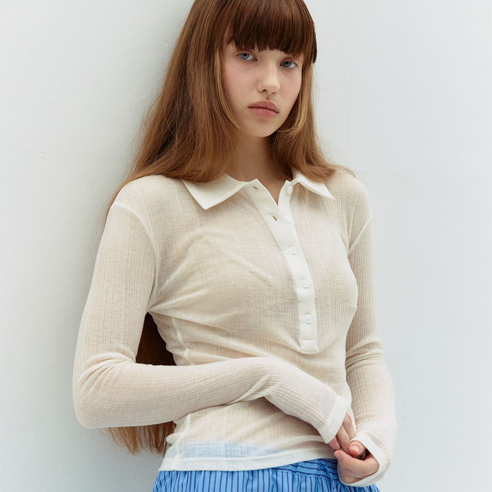Jamie Sheer Shirt WHITE - 감도 깊은 취향 셀렉트샵 29CM