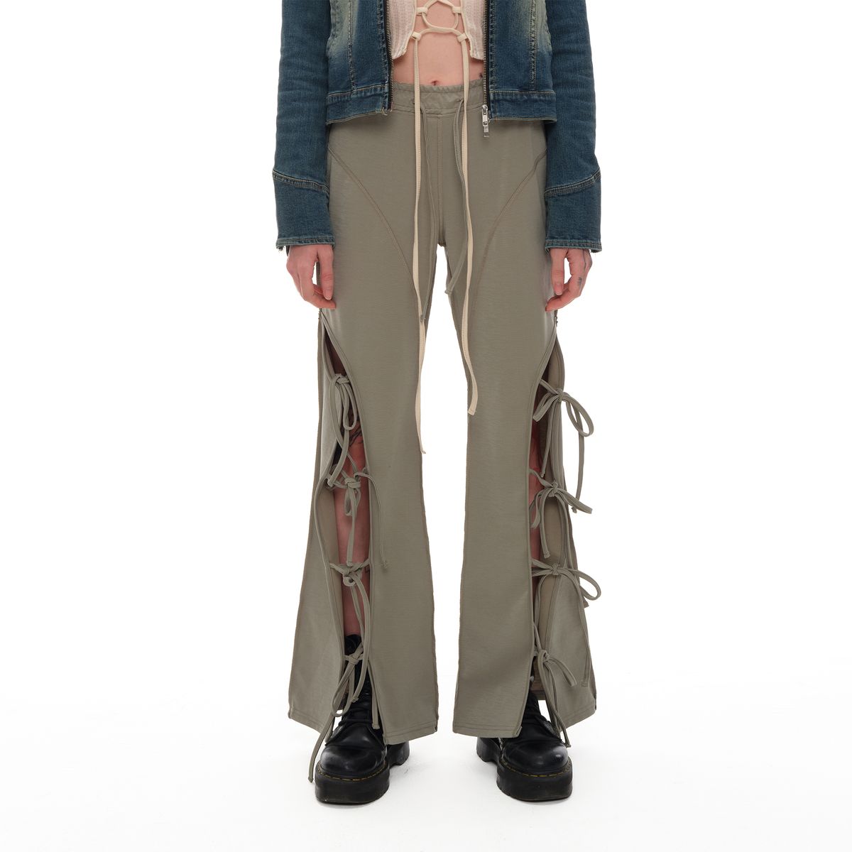 STRING BANDING PANTS_KHAKI - 감도 깊은 취향 셀렉트샵 29CM