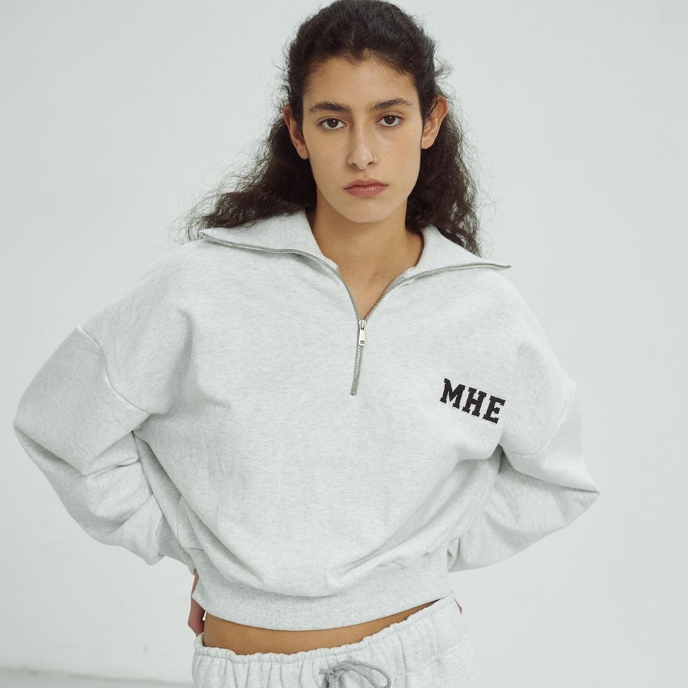 MHE half zip-up _ melange - 감도 깊은 취향 셀렉트샵 29CM