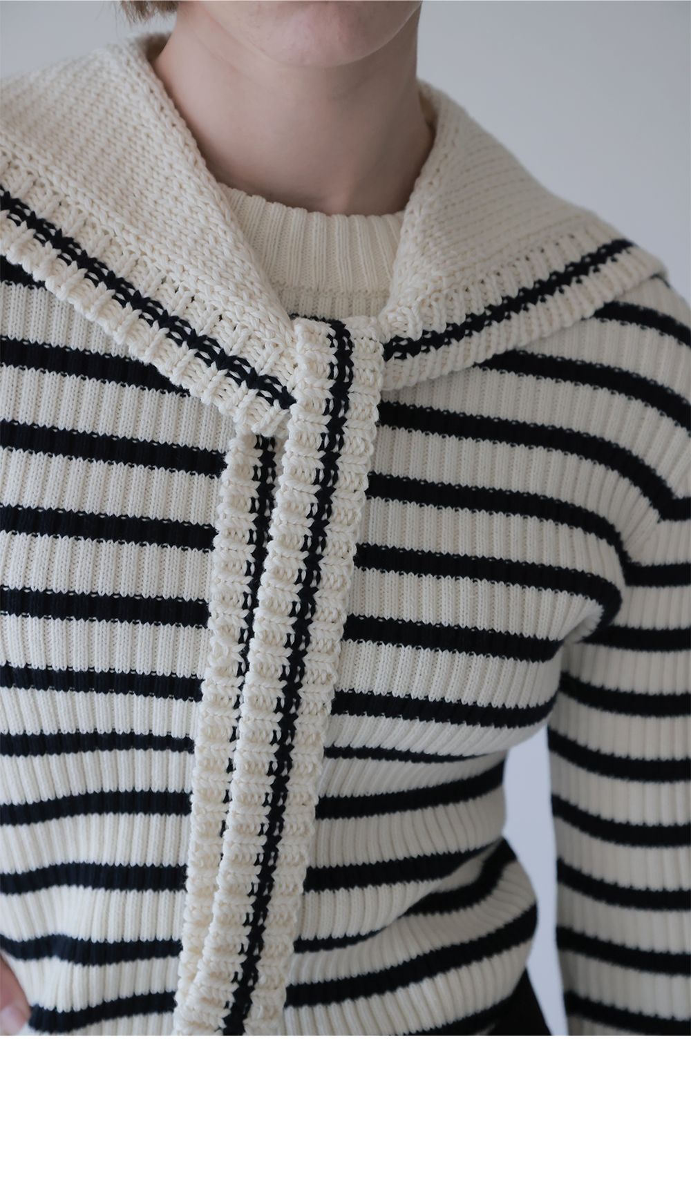 Sailor Cape Knit Set (Navy) - 감도 깊은 취향 셀렉트샵 29CM