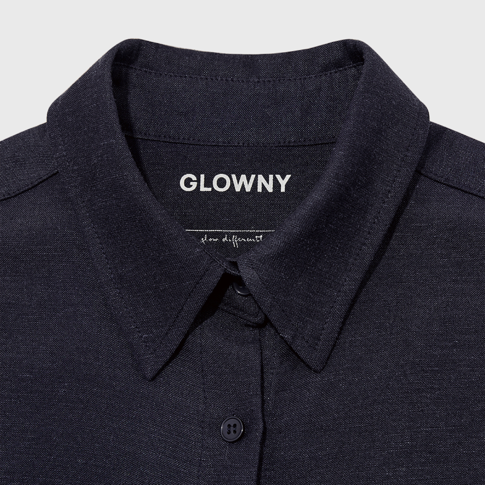 FLOW LINEN SHIRT (NAVY) - 감도 깊은 취향 셀렉트샵 29CM