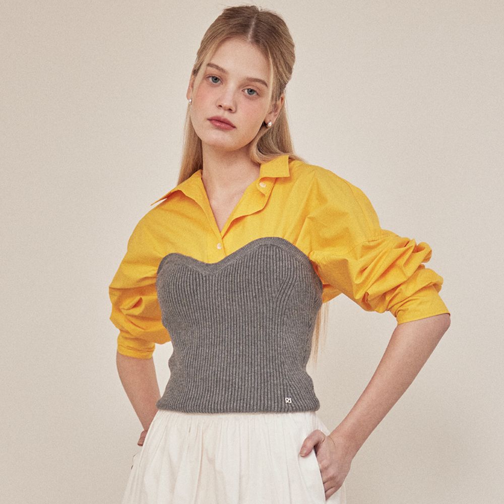 끌림이 니트 뷔스티에 (2COL) - 감도 깊은 취향 셀렉트샵 29CM