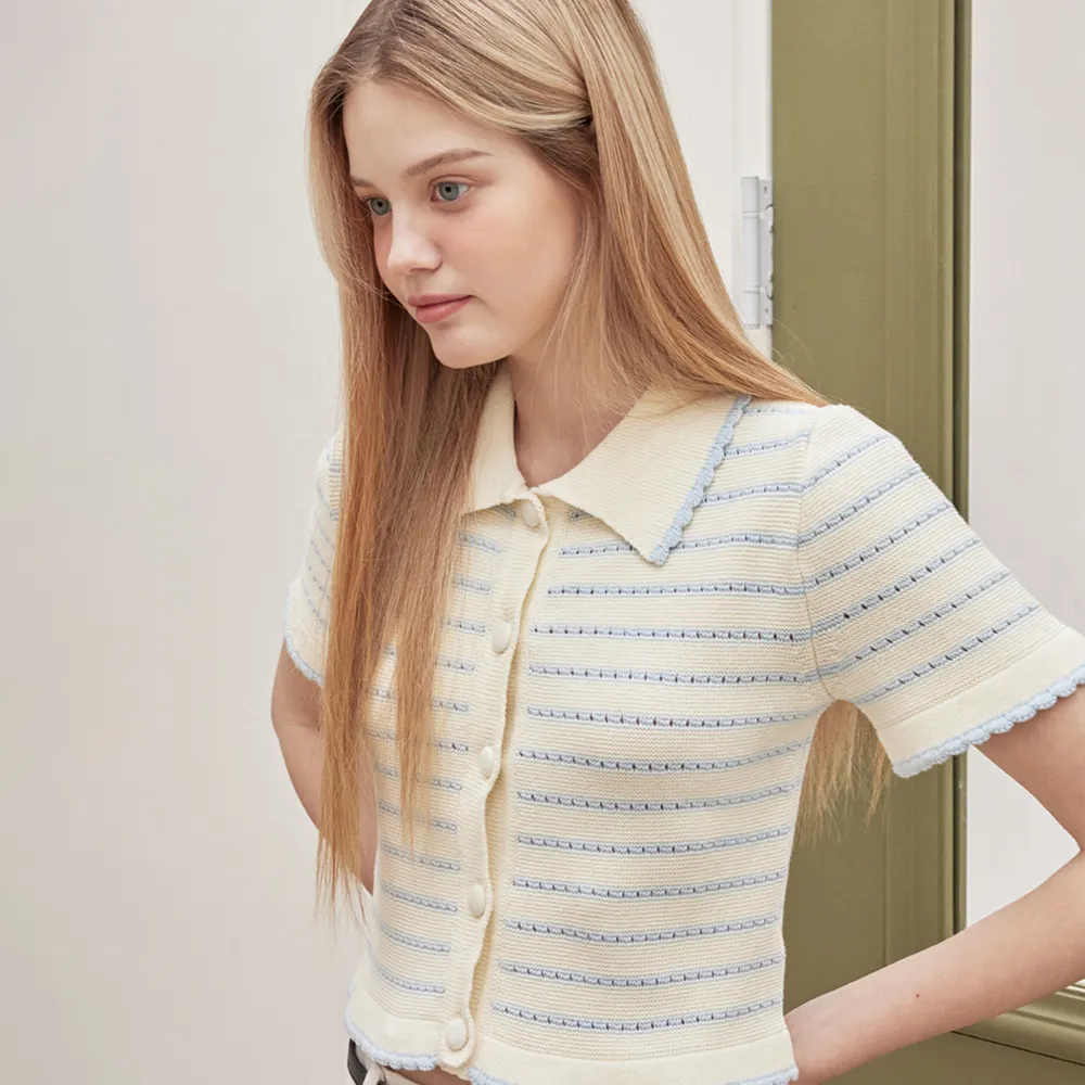 물결이 스칼렙 가디건 (2COL) Y4T005 - 감도 깊은 취향 셀렉트샵 29CM