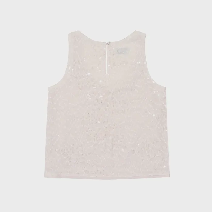 Spangle tank top (Ivory) - 감도 깊은 취향 셀렉트샵 29CM