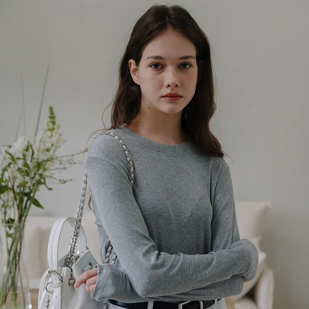 [29CM 단독]Soft Round T-shirt - Gray - 감도 깊은 취향 셀렉트샵 29CM