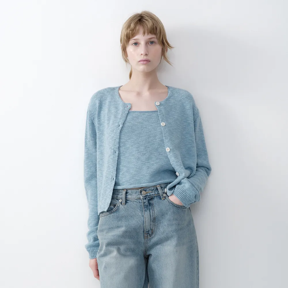 Audrey slub knit cardigan_3colors - 감도 깊은 취향 셀렉트샵 29CM