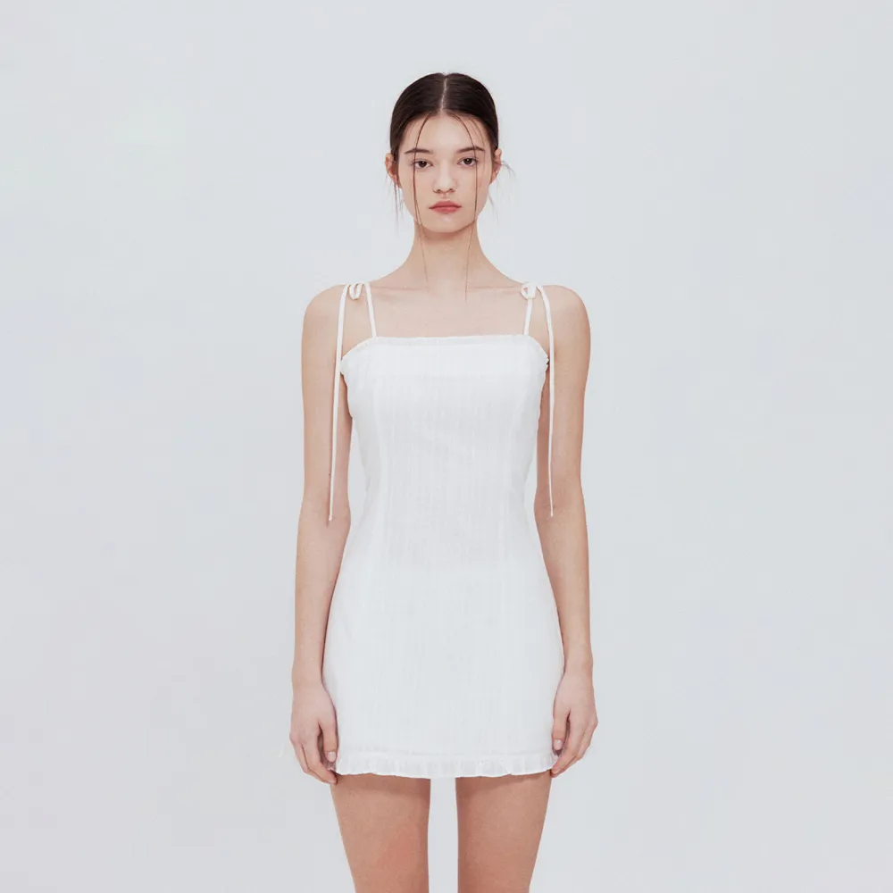 Lace frill mini dress (Ivory) - 감도 깊은 취향 셀렉트샵 29CM