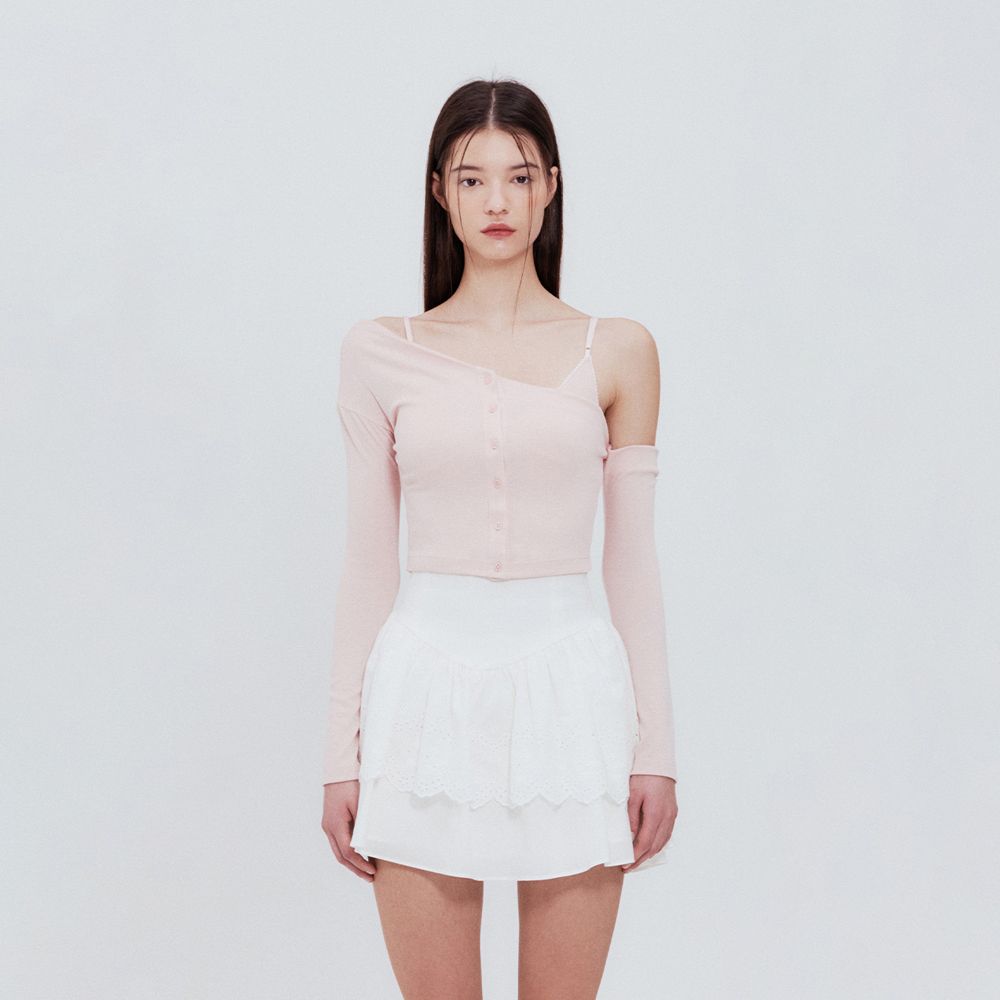 Yui cardigan set (Pink) - 감도 깊은 취향 셀렉트샵 29CM