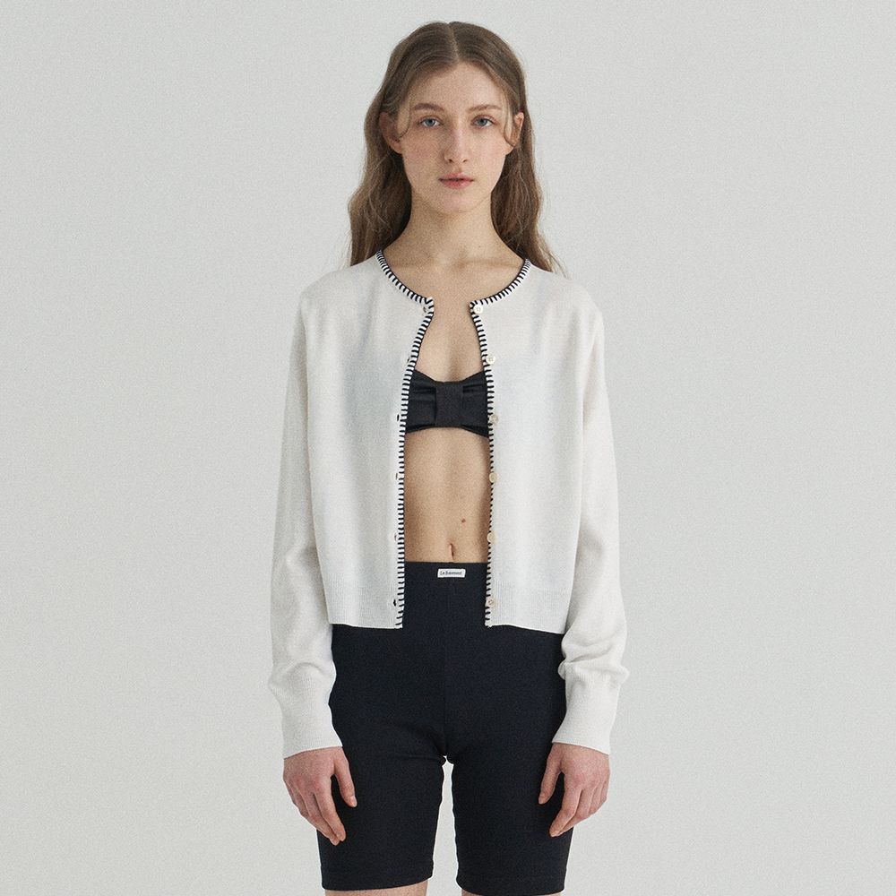 Mellow Round Knit Cardigan - Ivory - 감도 깊은 취향 셀렉트샵 29CM