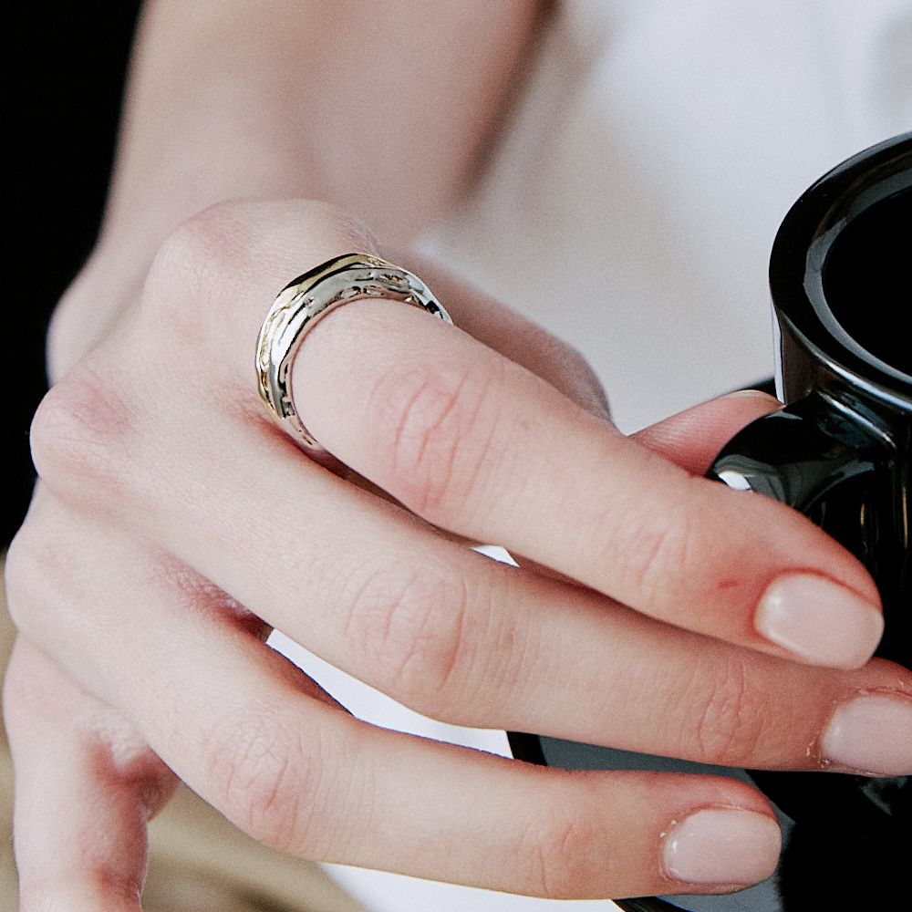 [29CM 단독] 2SET vintage texture bold ring - 감도 깊은 취향 셀렉트샵 29CM