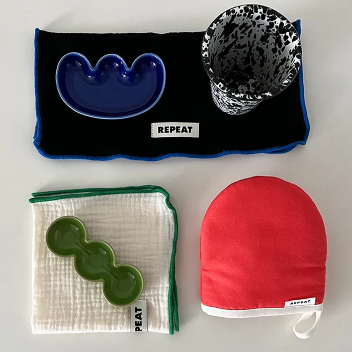 크레용 손수건 키친크로스 2종 (4colors) - 감도 깊은 취향 셀렉트샵 29CM