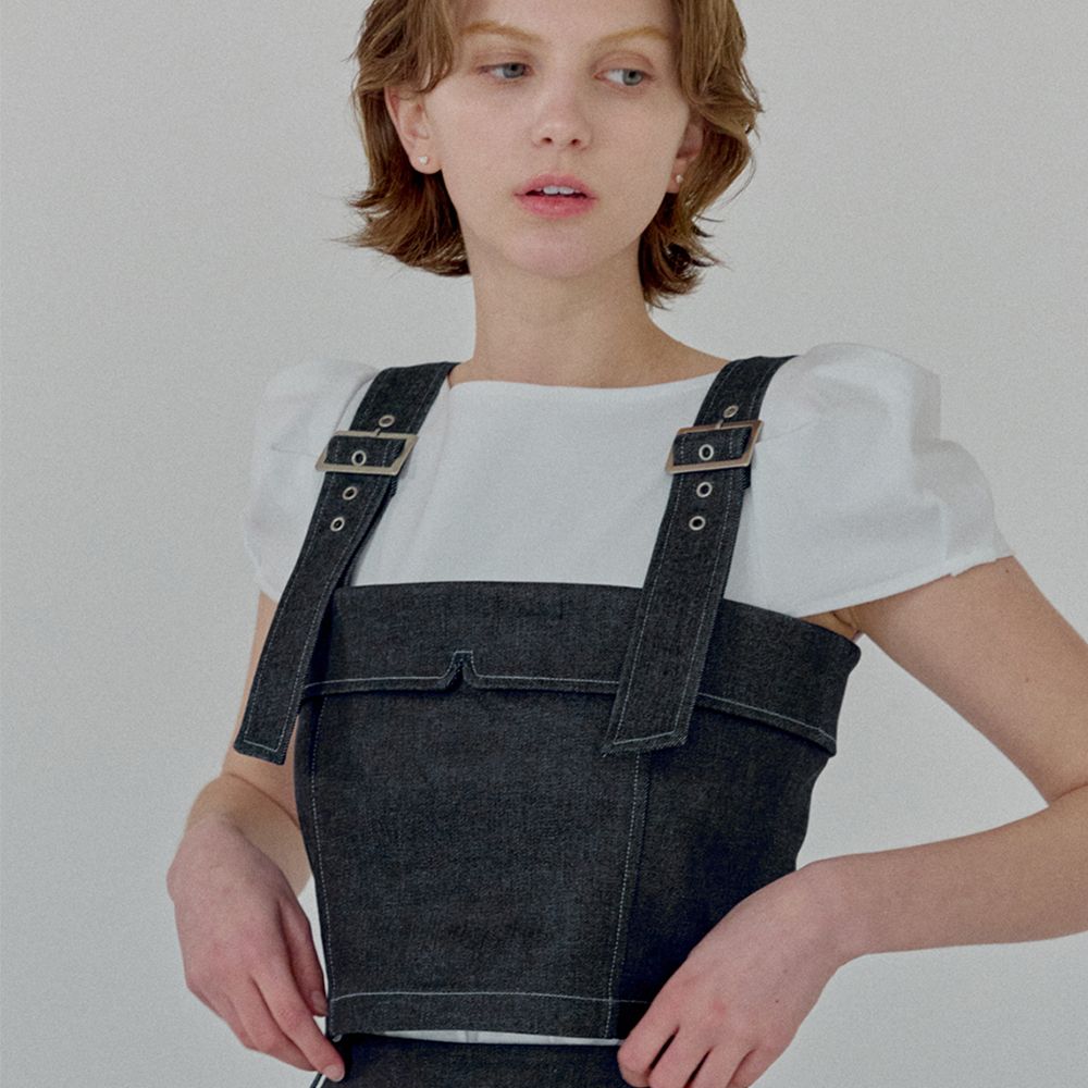 Denim Bustier Top(2color) - 감도 깊은 취향 셀렉트샵 29CM