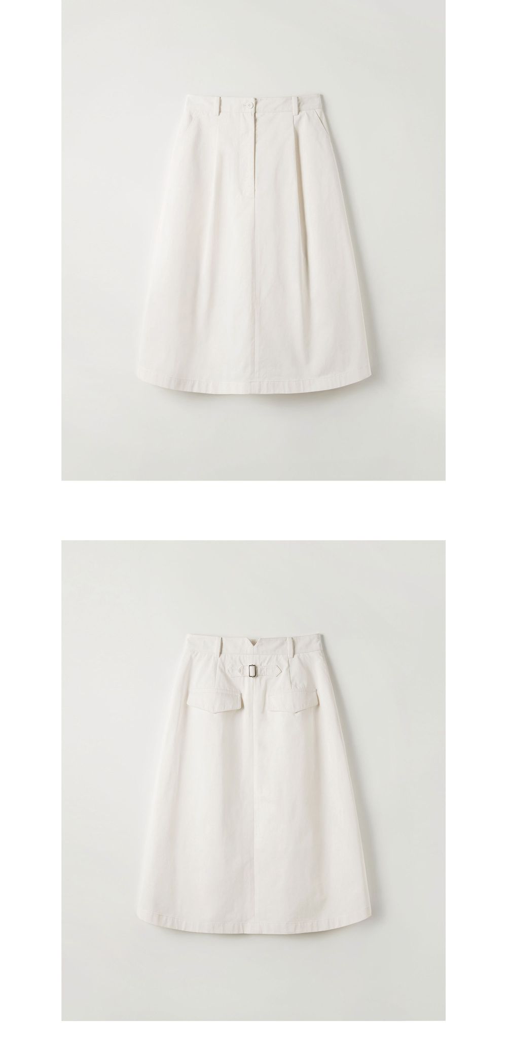 [2차] Kline Pintuck Skirt (White) - 감도 깊은 취향 셀렉트샵 29CM