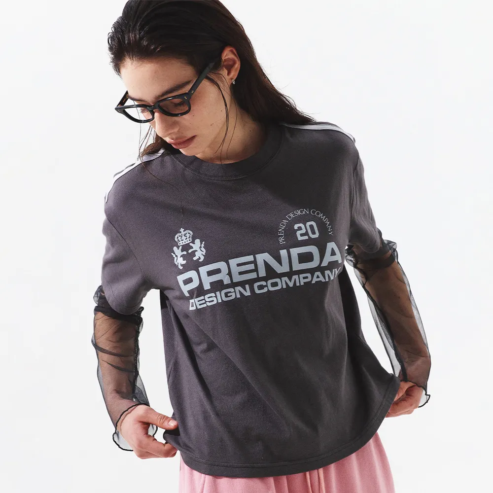 PDC UNIFORM SEE THROUGH LAYERED SLEEVE CHARCOAL - 감도 깊은 취향 셀렉트샵 29CM