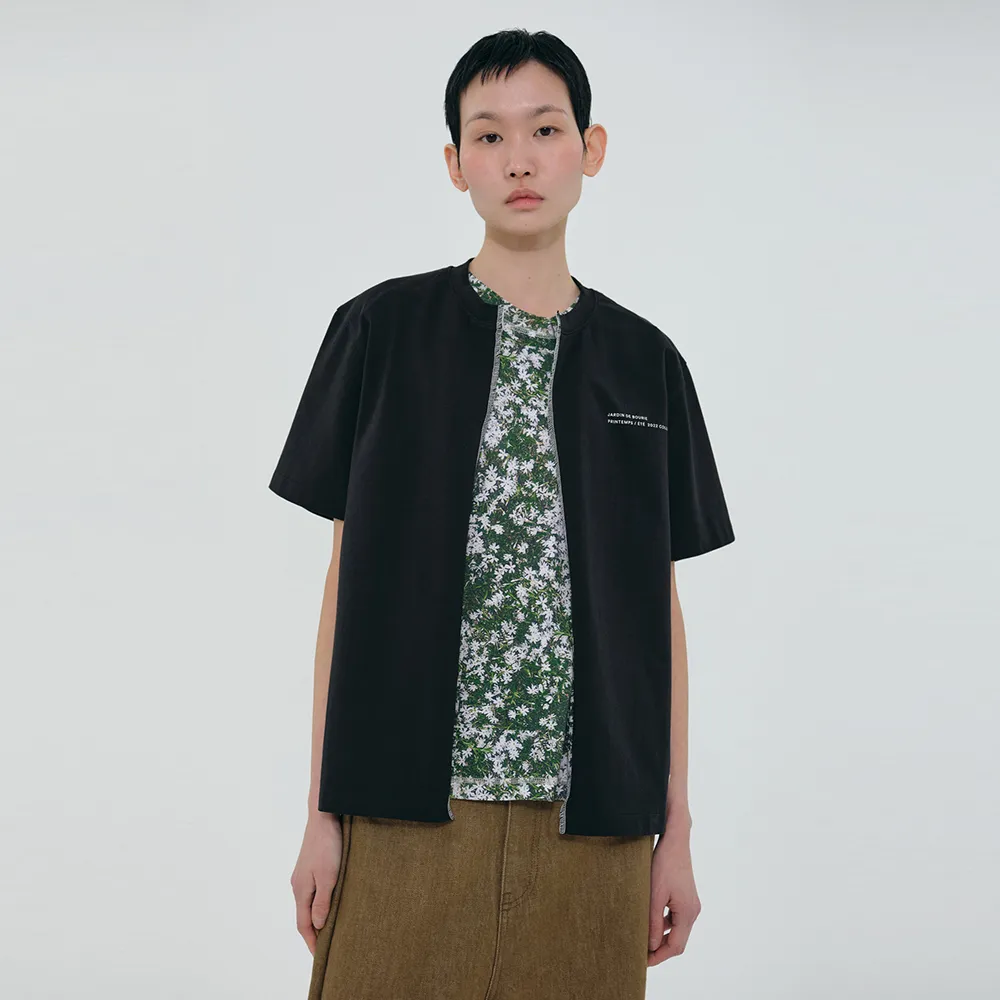 [RECODE X BOURIE] Turn Around T-Shirts_R0TAS24205BKX - 감도 깊은 취향 셀렉트샵 29CM