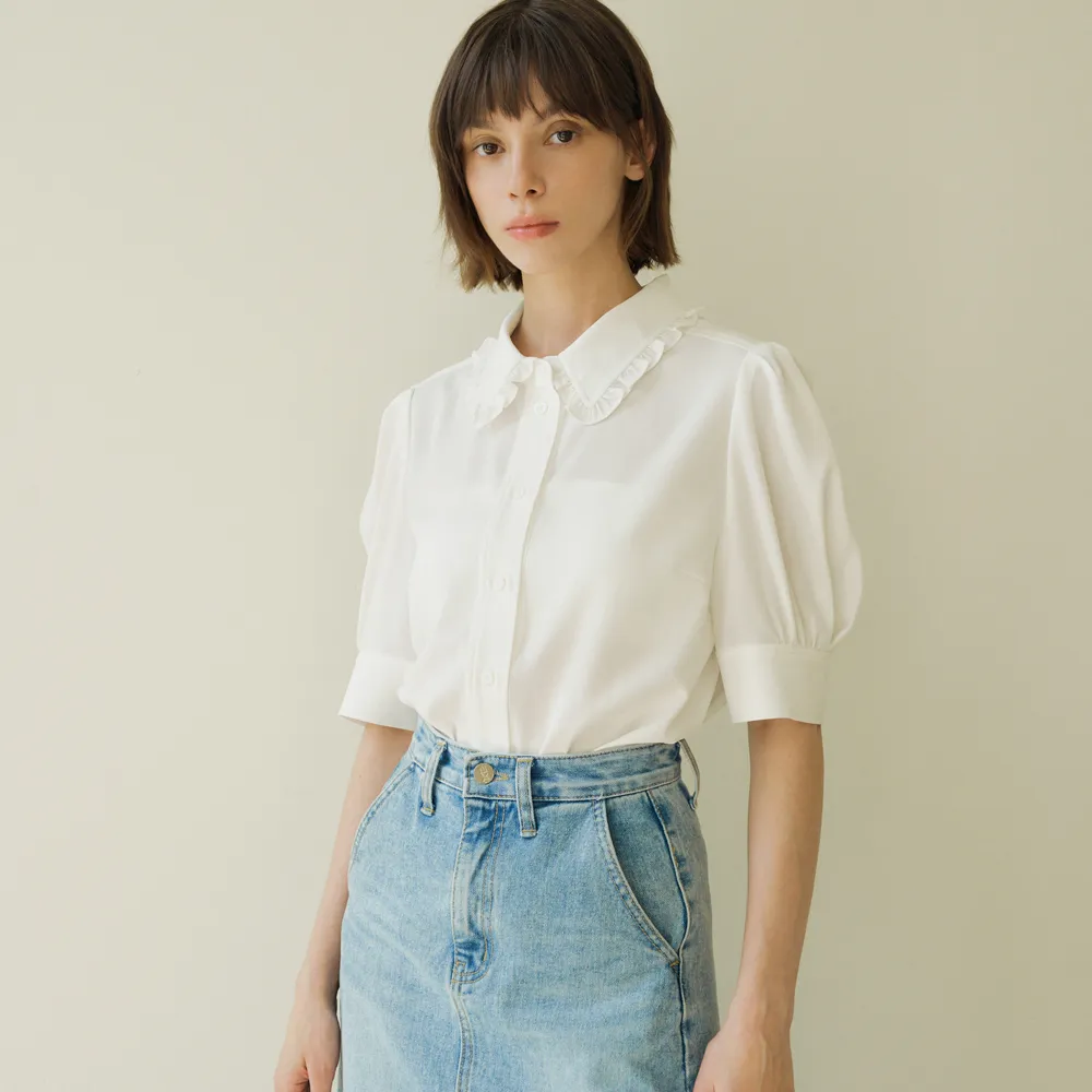 SUMMER CHIPPON BLOUSE (2COLOR) - 감도 깊은 취향 셀렉트샵 29CM