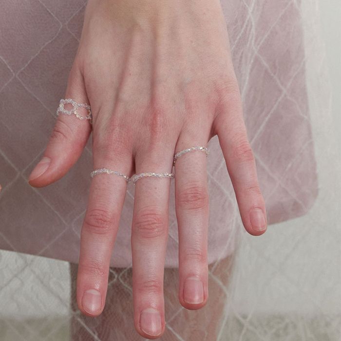[3 SET] Shining Beads Rings (L241MRI030) - 감도 깊은 취향 셀렉트샵 29CM