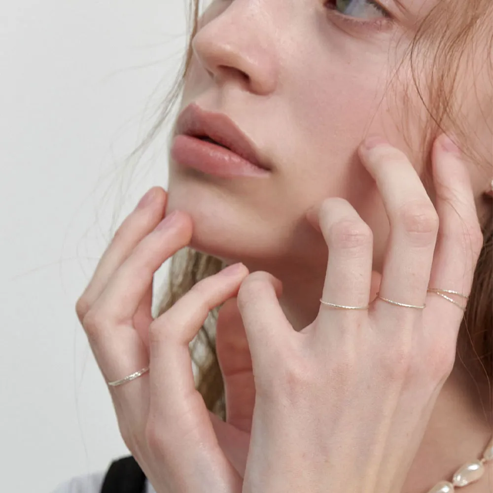 [3 SET] [Silver] Shining Rings (L241MRI050) - 감도 깊은 취향 셀렉트샵 29CM