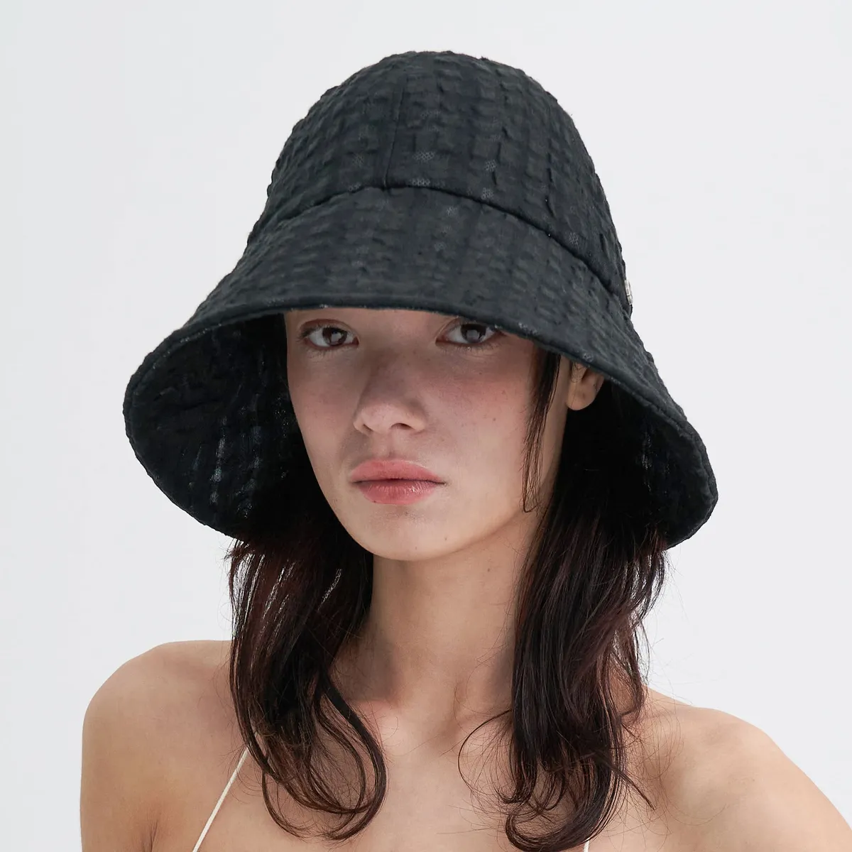 Saint Hat Rippled Check Linen - 감도 깊은 취향 셀렉트샵 29CM