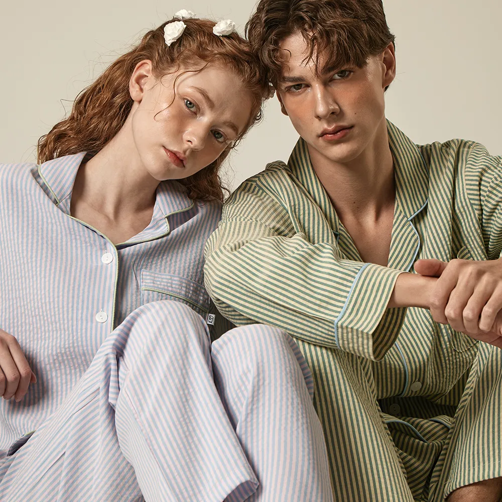 [커플] 에이프릴 스트라이프 파자마 2SET 2C - 감도 깊은 취향 셀렉트샵 29CM