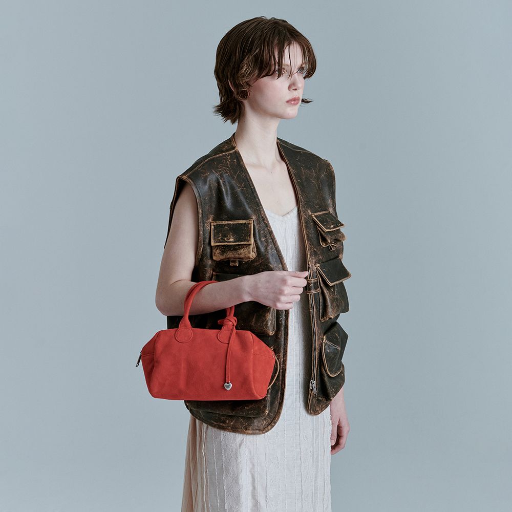 SOFT BOWLING BAG_red suede - 감도 깊은 취향 셀렉트샵 29CM