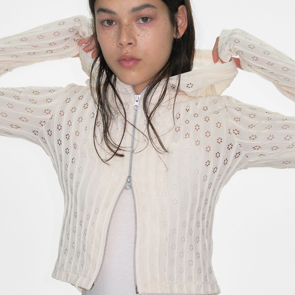 [3rd Restock] TRIMMED ZIP-UP HOODIE, IVORY - 감도 깊은 취향 셀렉트샵 29CM