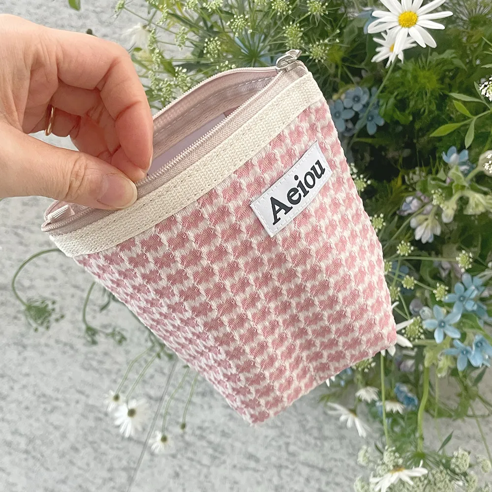 Aeiou Basic Pouch (M size) Flower Pink - 감도 깊은 취향 셀렉트샵 29CM