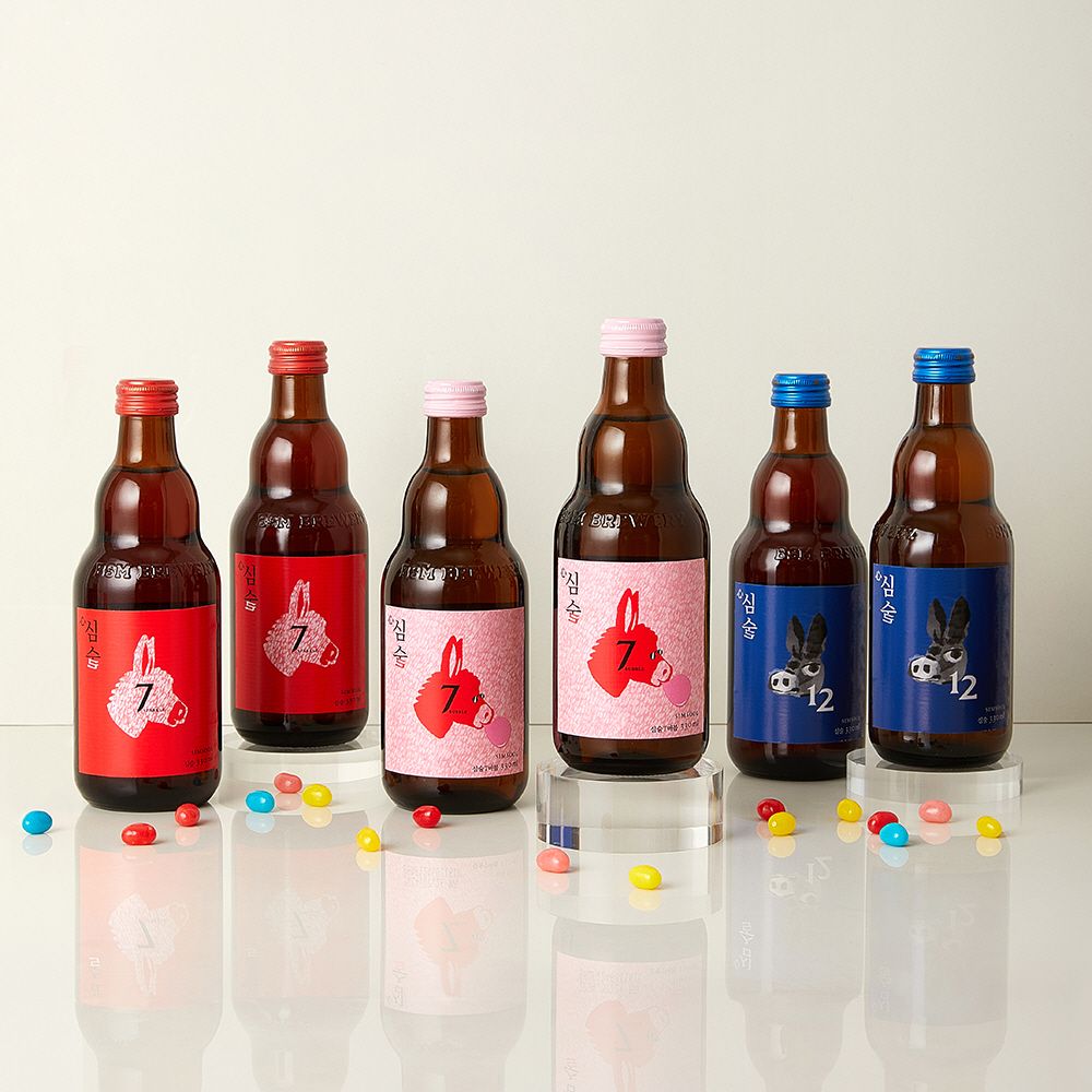 배상면주가 심술 330ml x 6입 약주 청주 세트(7도, 7도 버블, 12도) - 감도 깊은 취향 셀렉트샵 29CM