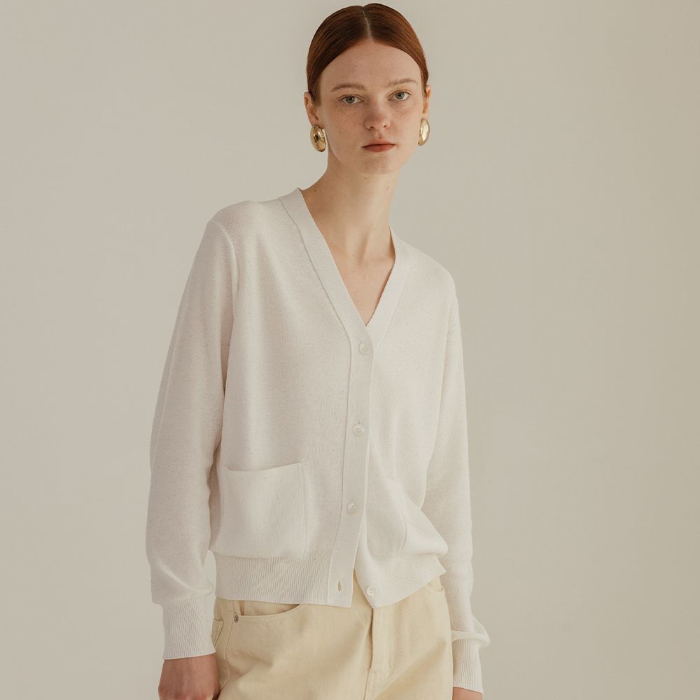 SUMMER SPANGLE CARDIGAN - OFF WHITE - 감도 깊은 취향 셀렉트샵 29CM
