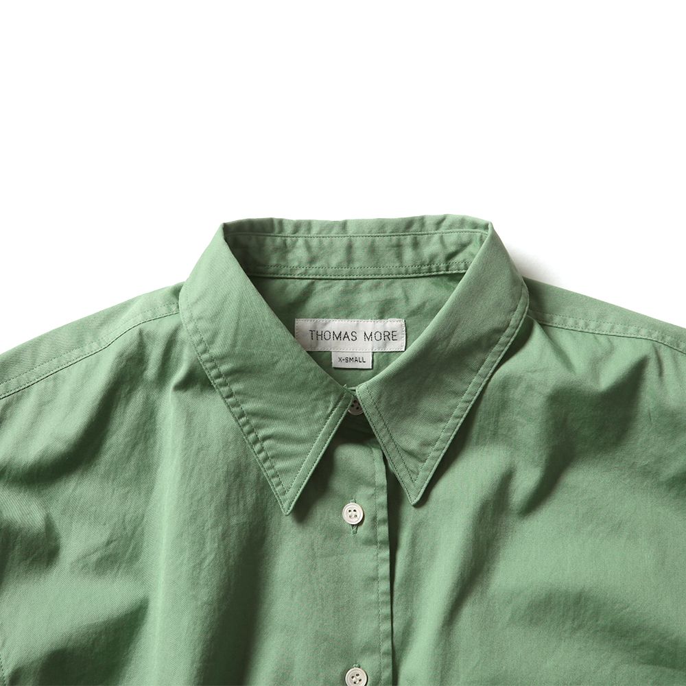 TE1-SH01 피마 트윌 셔츠-보틀그린 - 감도 깊은 취향 셀렉트샵 29CM