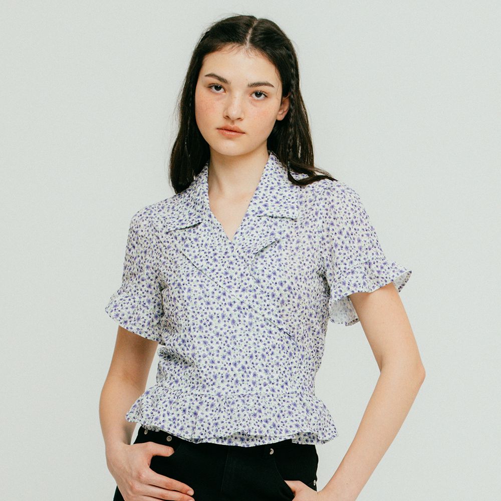 Flower Wrap Blouse VC2335BL902M - 감도 깊은 취향 셀렉트샵 29CM