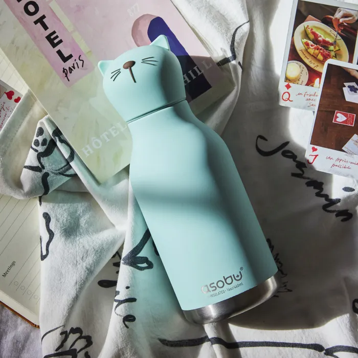 캐나다 아소부 진공스텐 보온보냉 캐릭터 텀블러 베스티 460ml 캣 - 감도 깊은 취향 셀렉트샵 29CM