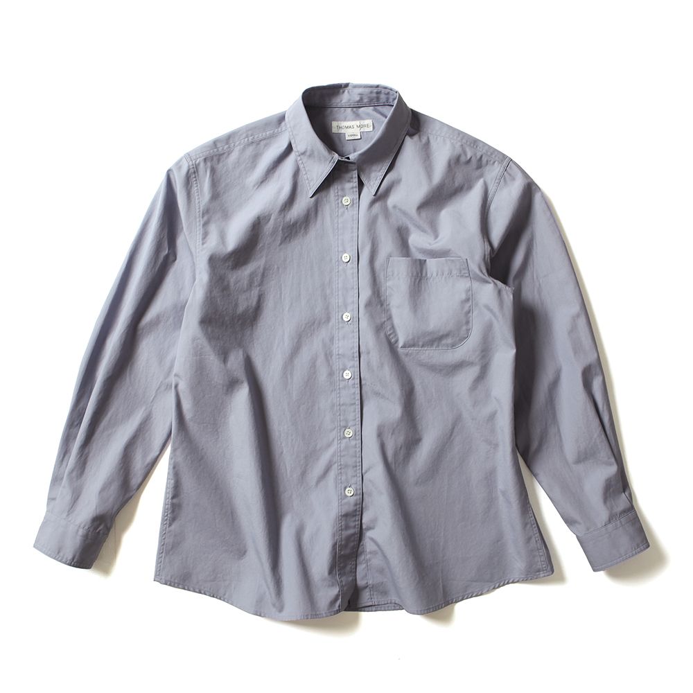 TF5-SH10 피마 스냅다운 셔츠 - 레인블루 - 감도 깊은 취향 셀렉트샵 29CM