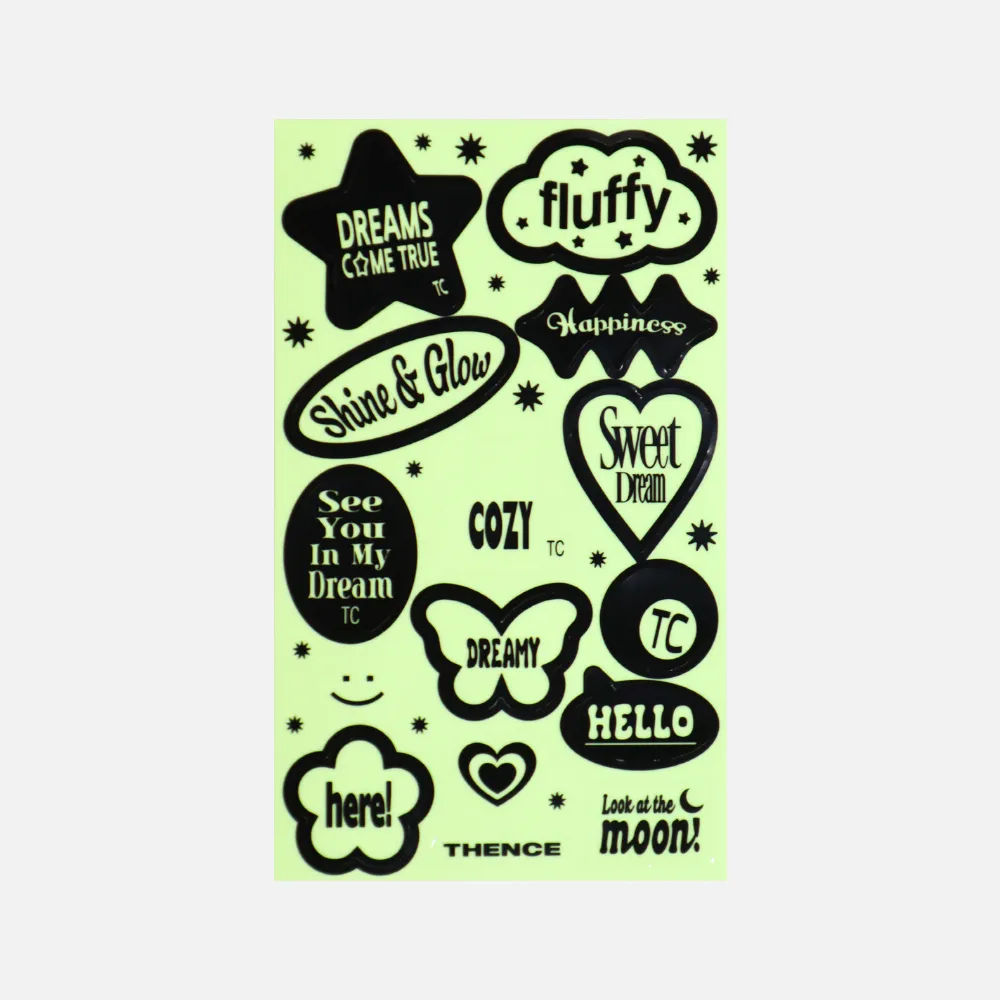 Night Glow Sticker_Typo - 감도 깊은 취향 셀렉트샵 29CM