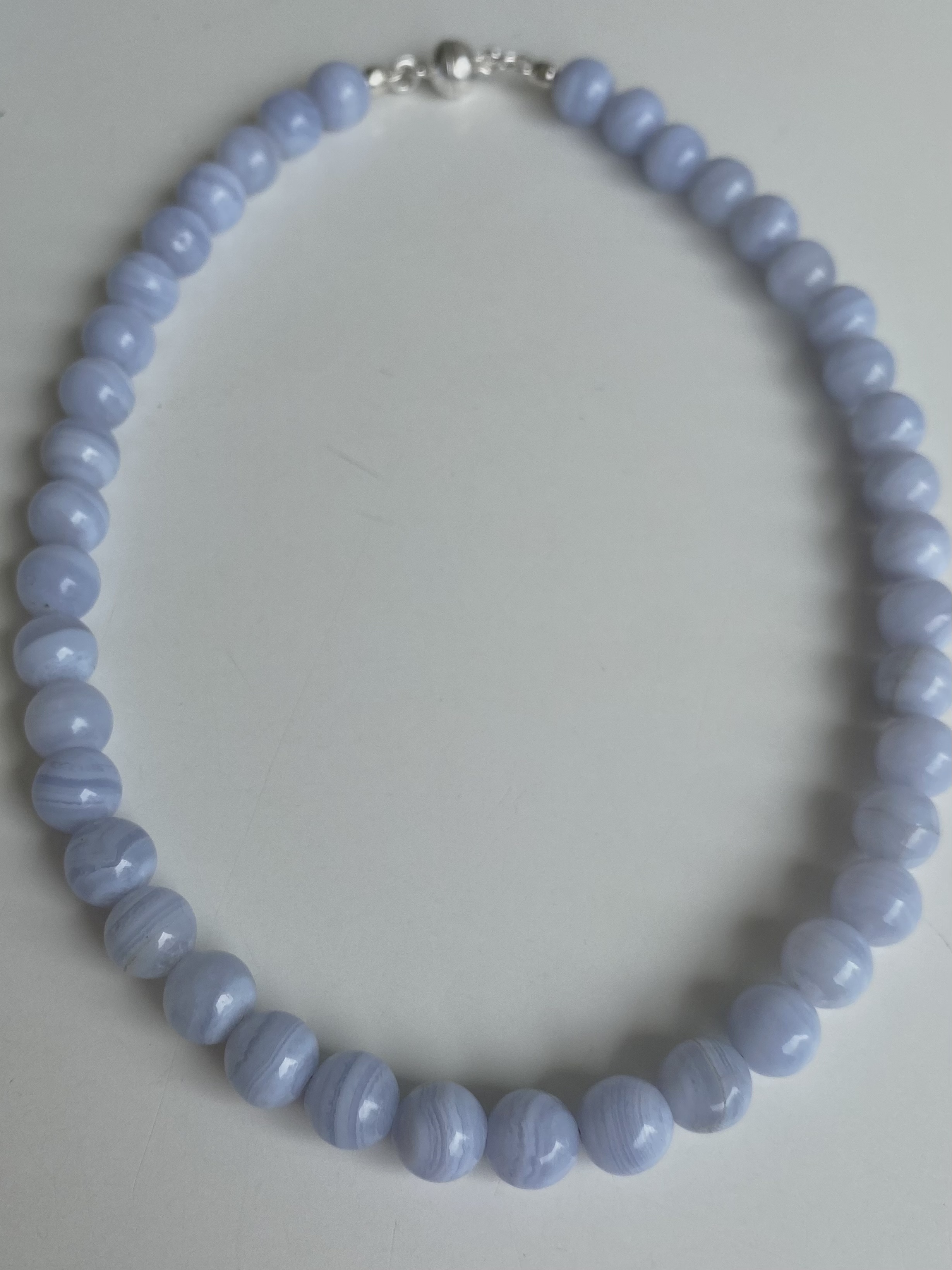 Chalcedony necklace (10mm) 칼세도니 네크리스 - 감도 깊은 취향 셀렉트샵 29CM