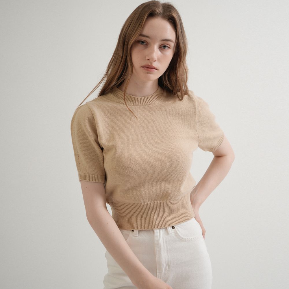 Round Half Knit (Beige) - 감도 깊은 취향 셀렉트샵 29CM