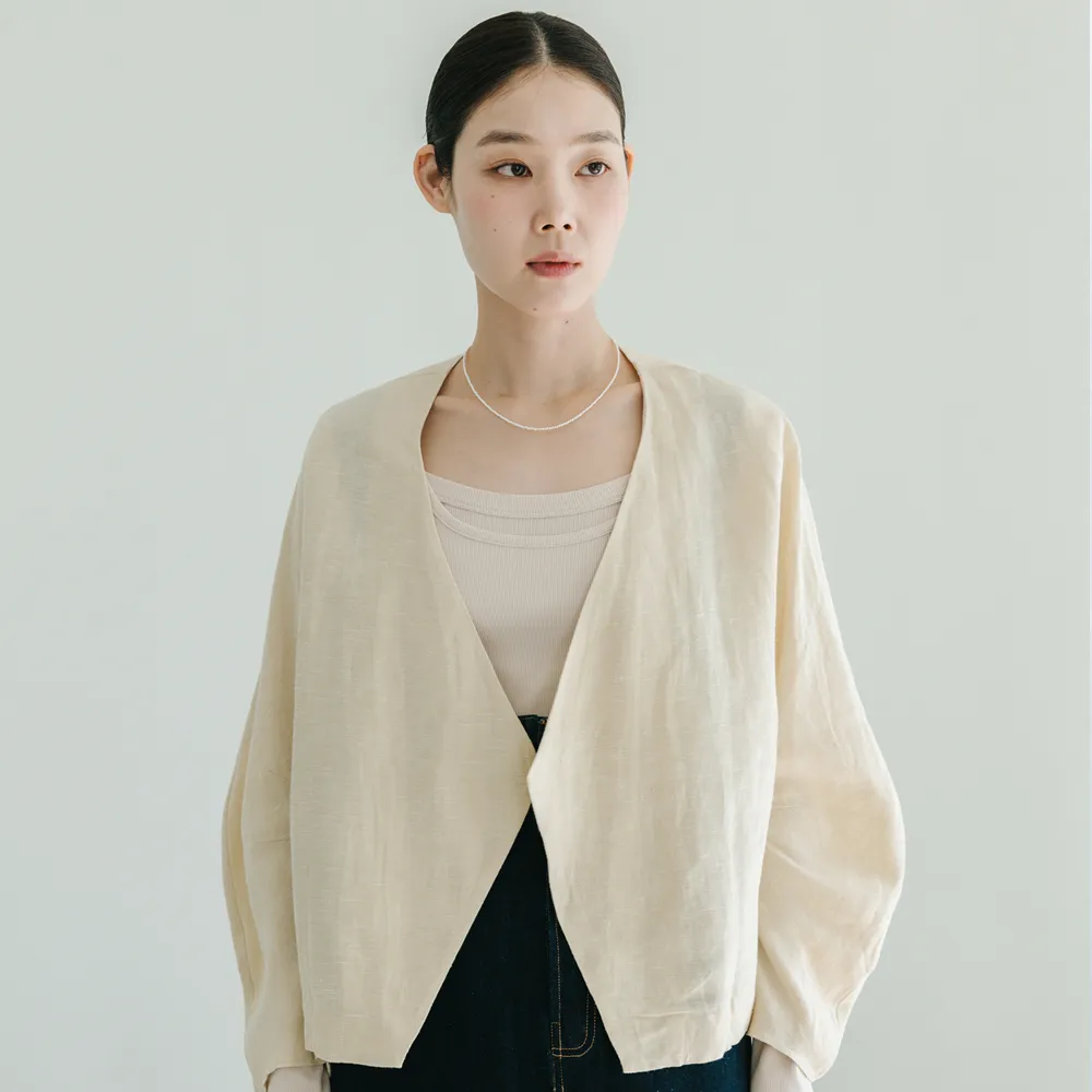 Round Sleeve Cream Jacket - 감도 깊은 취향 셀렉트샵 29CM